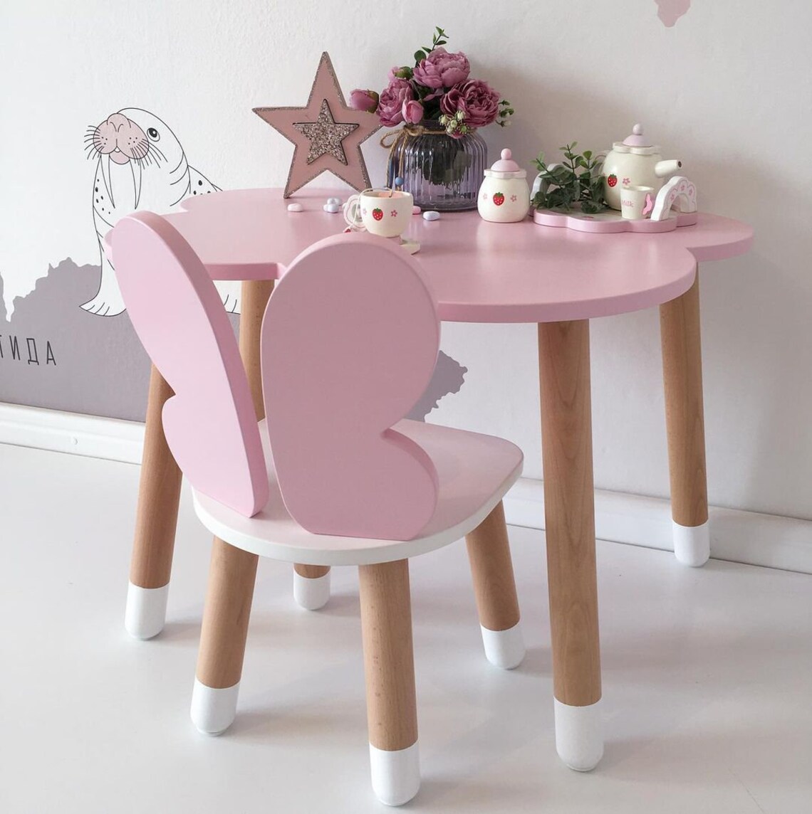 Kids Furniture Kids Table Children Play Table Kids Activity - Etsy