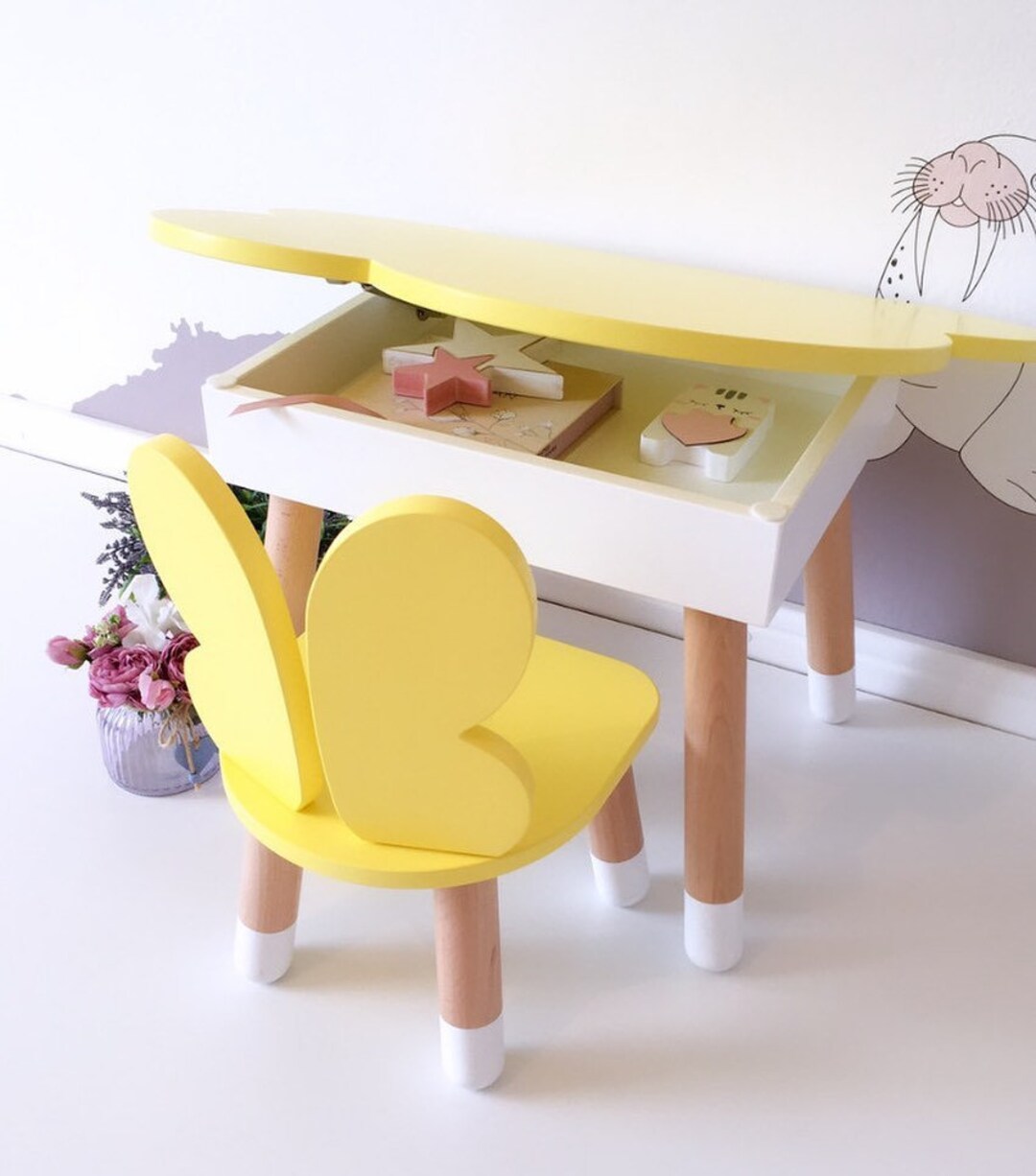 Kids Table, Kids Furniture, Kids Table and Chair, Childrens Table ...