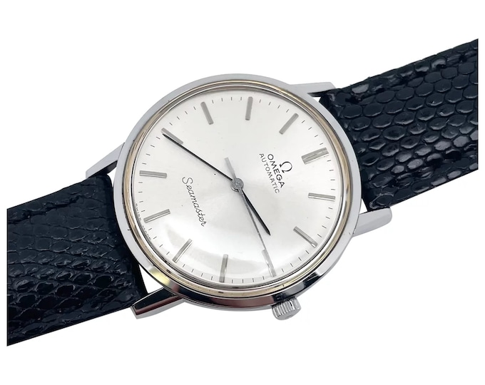Vintage Mens Omega Automatic Seamaster Stainless Steel Wrist Watch - Etsy