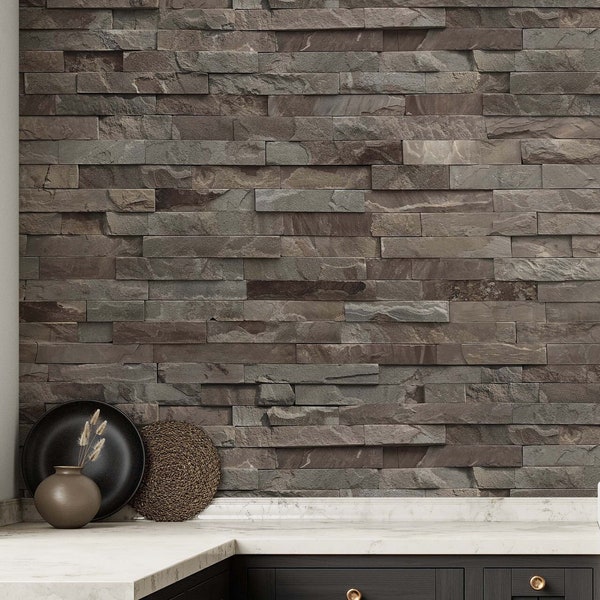 Stone Wallpaper - Etsy