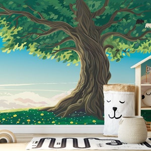 Old Lone Tree Wallpaper Wall Decal for Bedroom Wall Murals - Etsy