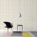 Brushstroke Chevron Wallpaper: White & Green Modern Geometric Decor - Etsy