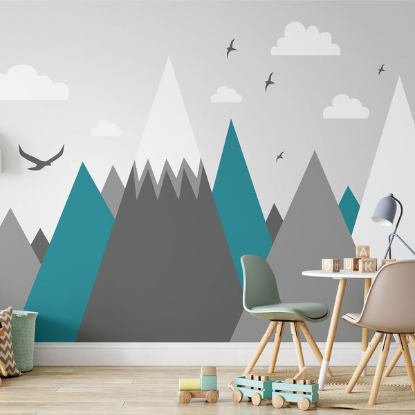 Mountainscape Decal - Etsy