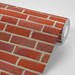 Red Brick Wallpaper Wall Decal for Bedroom Wall Murals for Living Room ...