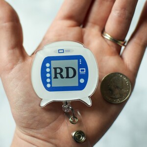 Dietitian Badge Reel | RD Tube Feeding Pump | Clinical Dietitian Gift ...
