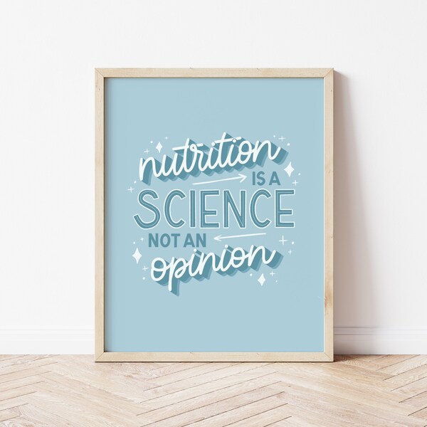 Nutrition Wall Decor - Etsy