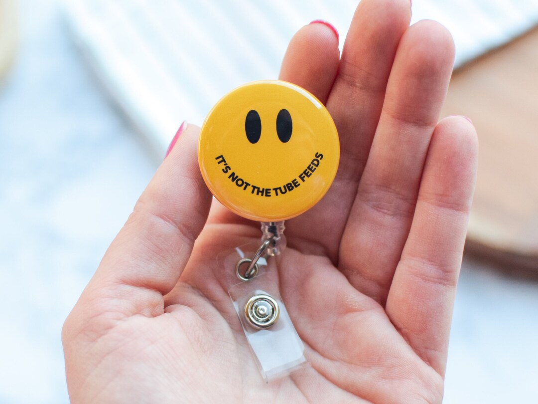 It's Not the Tube Feeds Badge Reel | Dietitian ID Holder | RD Badge ...