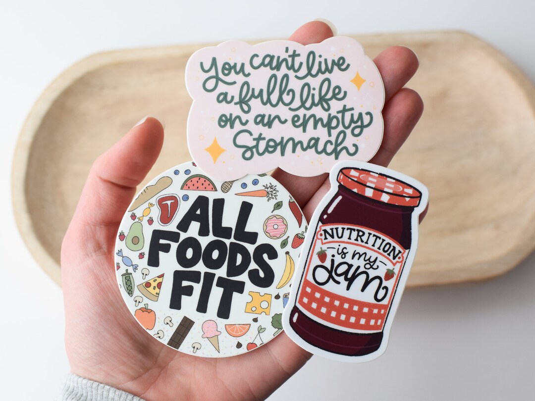 Bundle of Nutrition Stickers | Water Bottle Decal | Registered ...