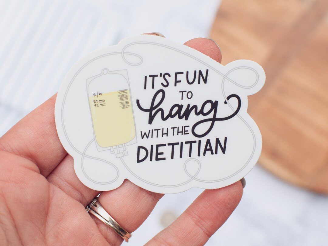 It's Fun to Hang With the Dietitian | Registered Dietitian Waterproof ...