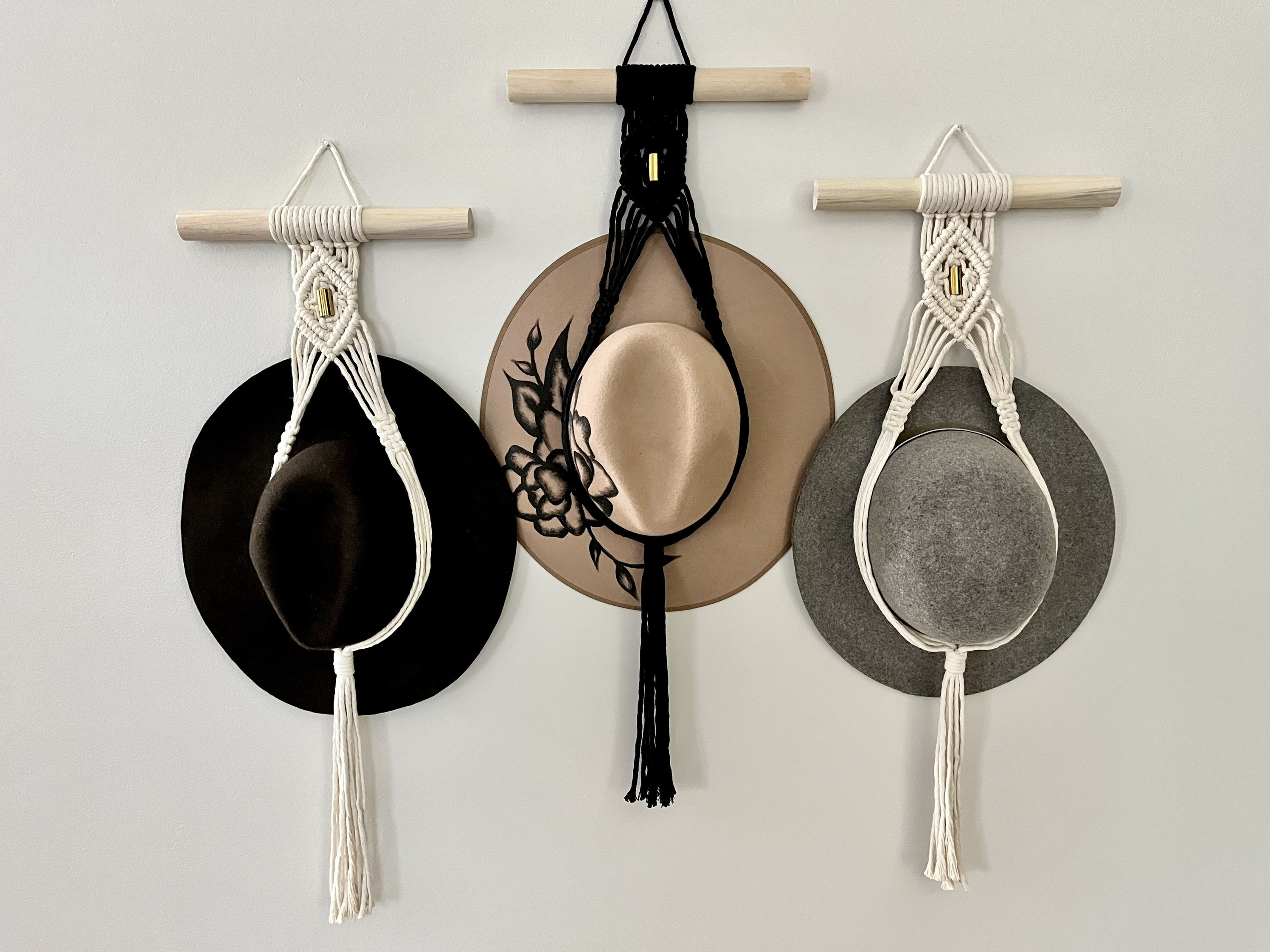 Macrame Hat Holder - Etsy