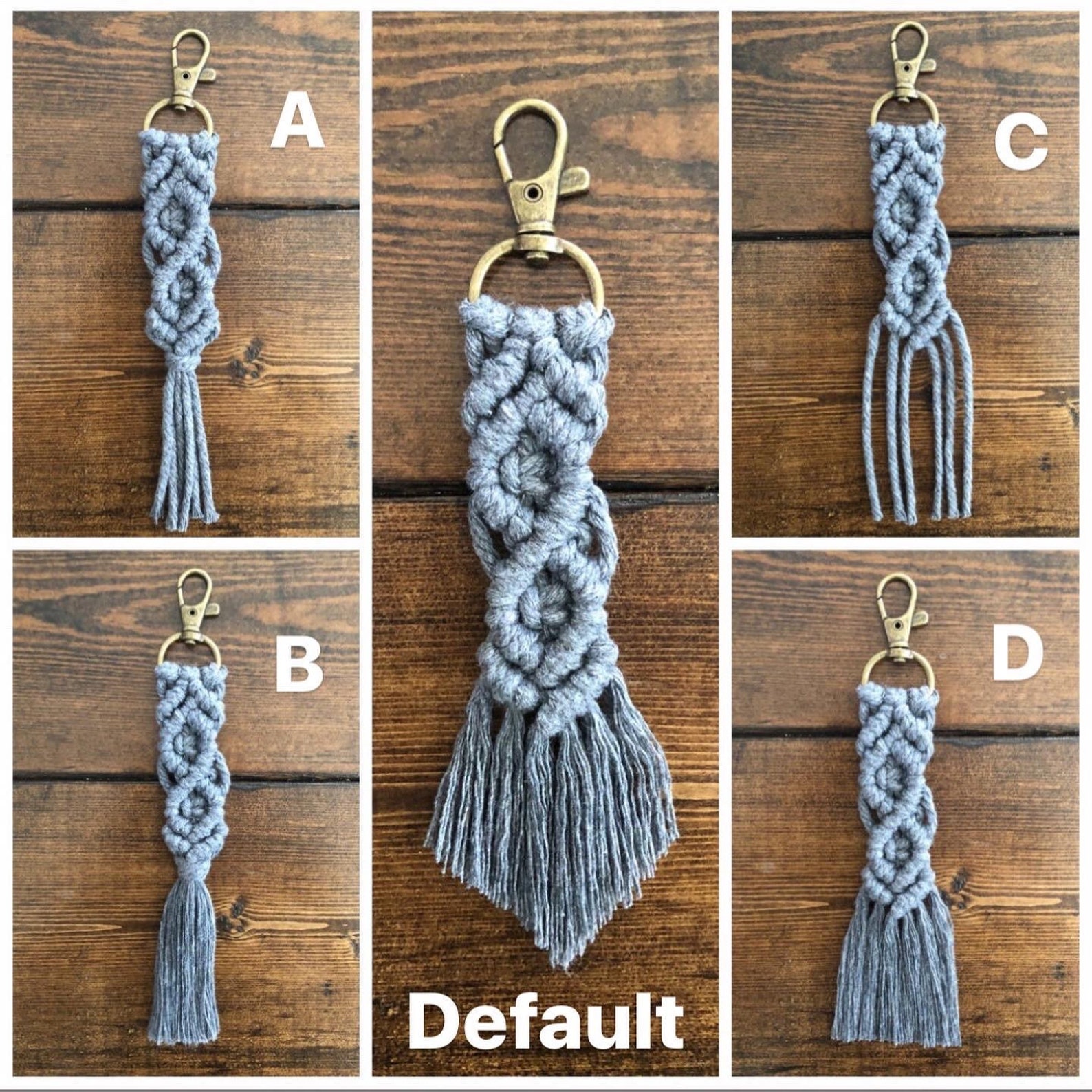 Macrame Keychain, Macrame Keychains, Double Diamond Keychain, Macrame ...