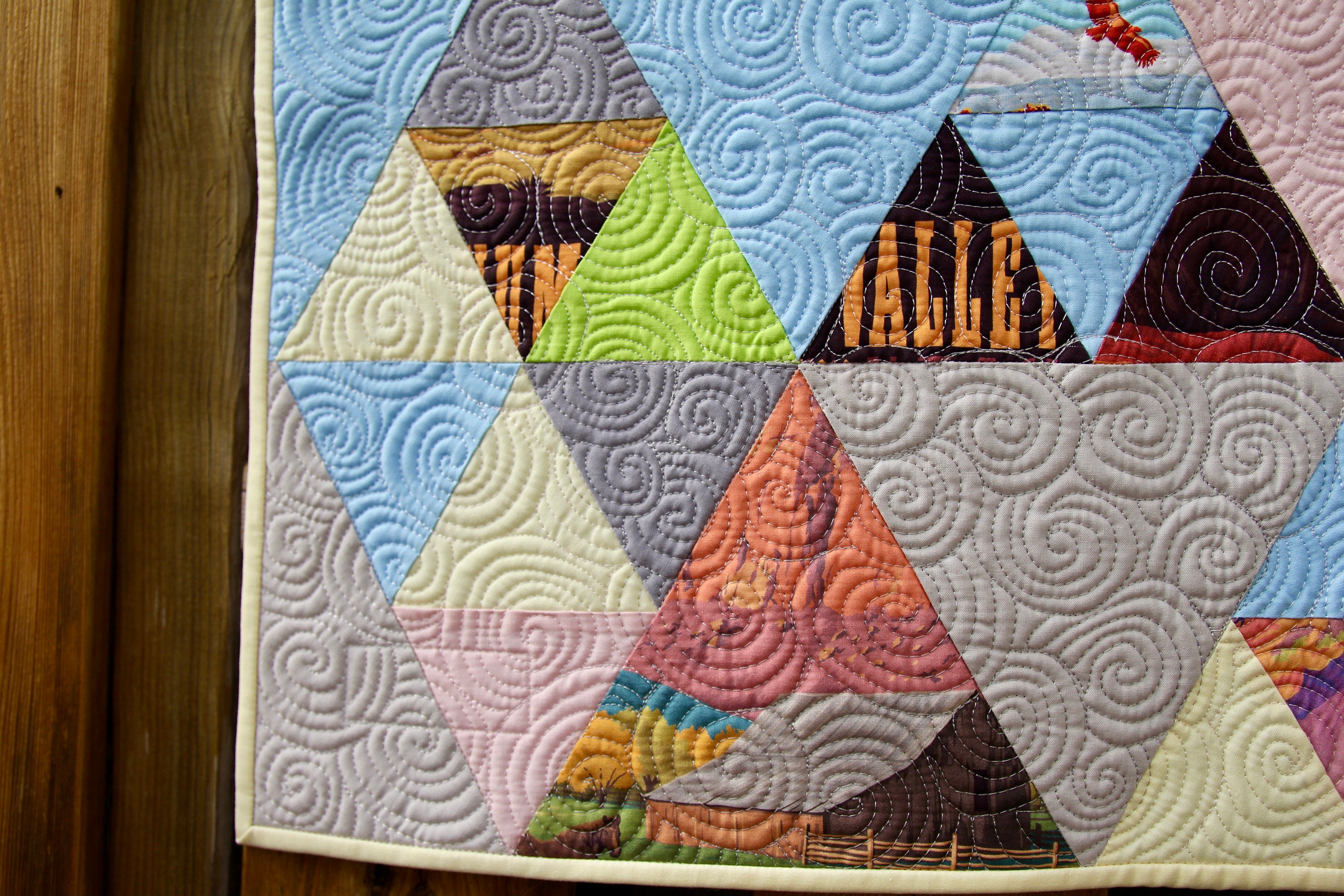 Let's Go Hiking, National Park, Art Quilt, Quilted Hanging, Unique ...