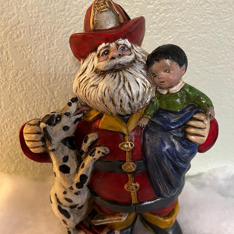 Fireman Santa - Etsy