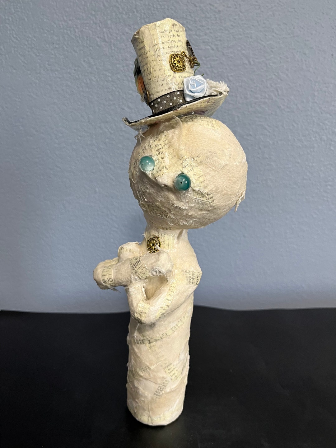 Halloween Mummy | Handmade Steampunk Mummy | Halloween Decoration - Etsy