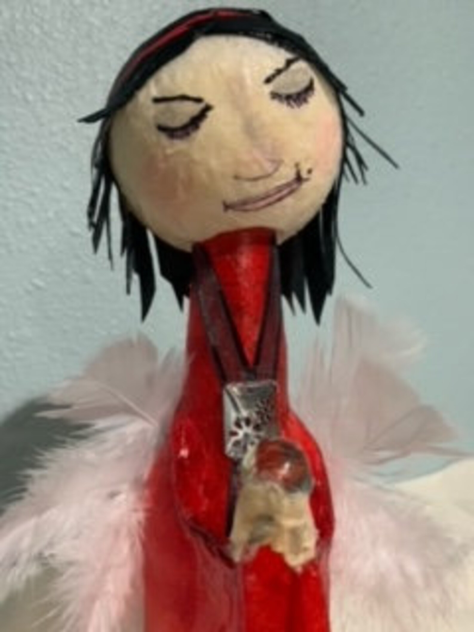 Sandy Angel of Encouragement| Hand-painted Glass Figurine | Collectable ...