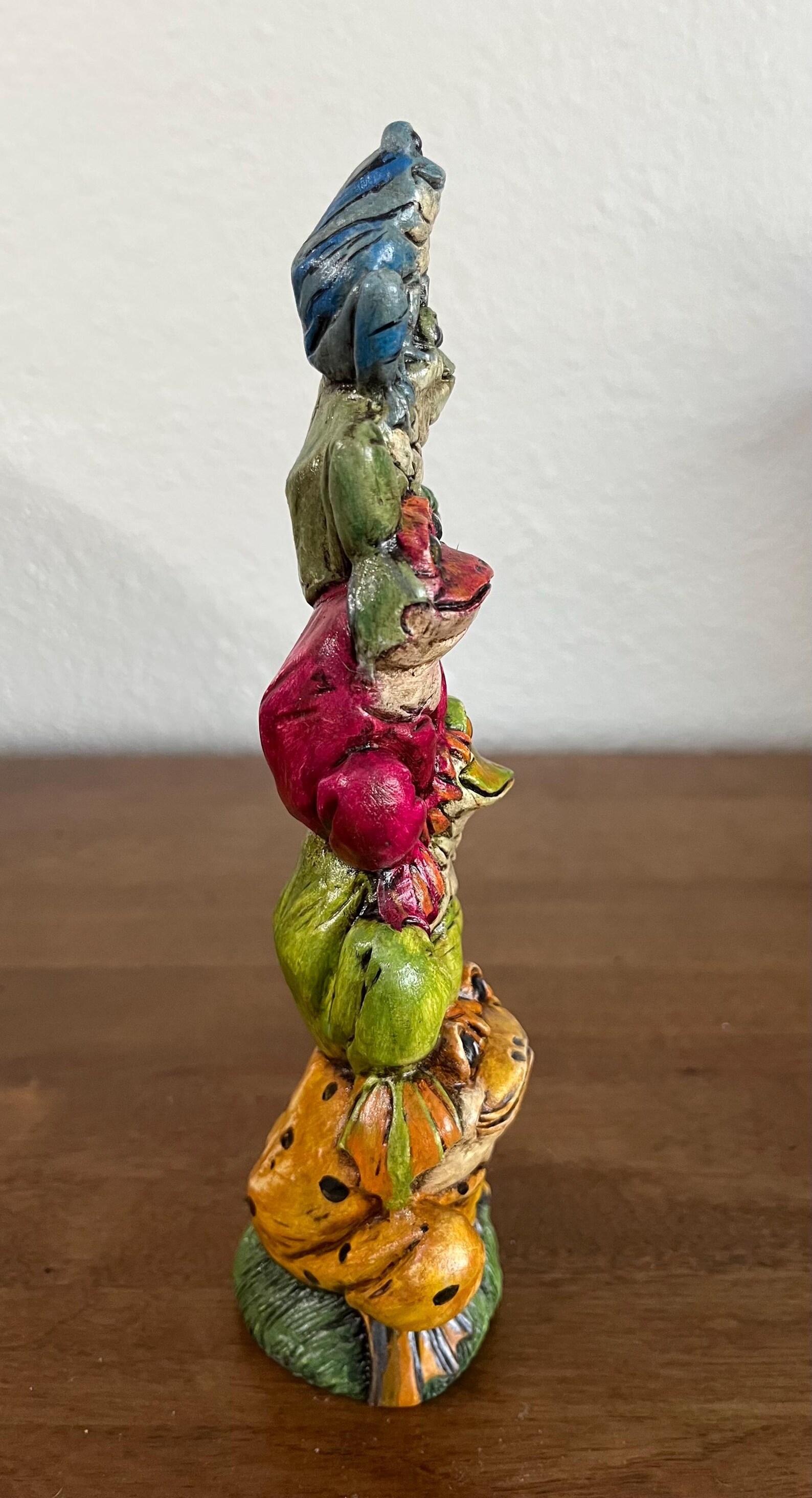 Frog Statue Stacked| Ceramic Hand Painted Frogs| Garden Frog Family ...