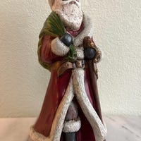 Ceramic Santa - Etsy