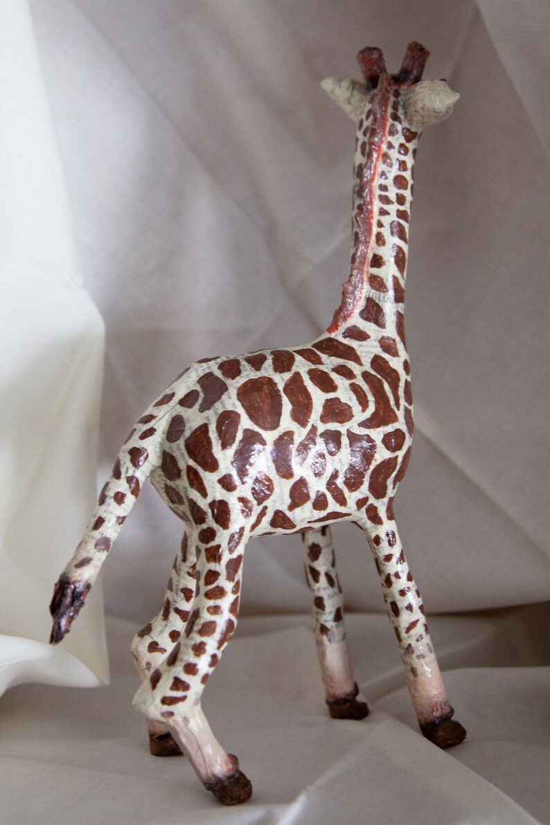 Paper Mache Giraffe Fun Gift Idea Giraffe Gift - Etsy