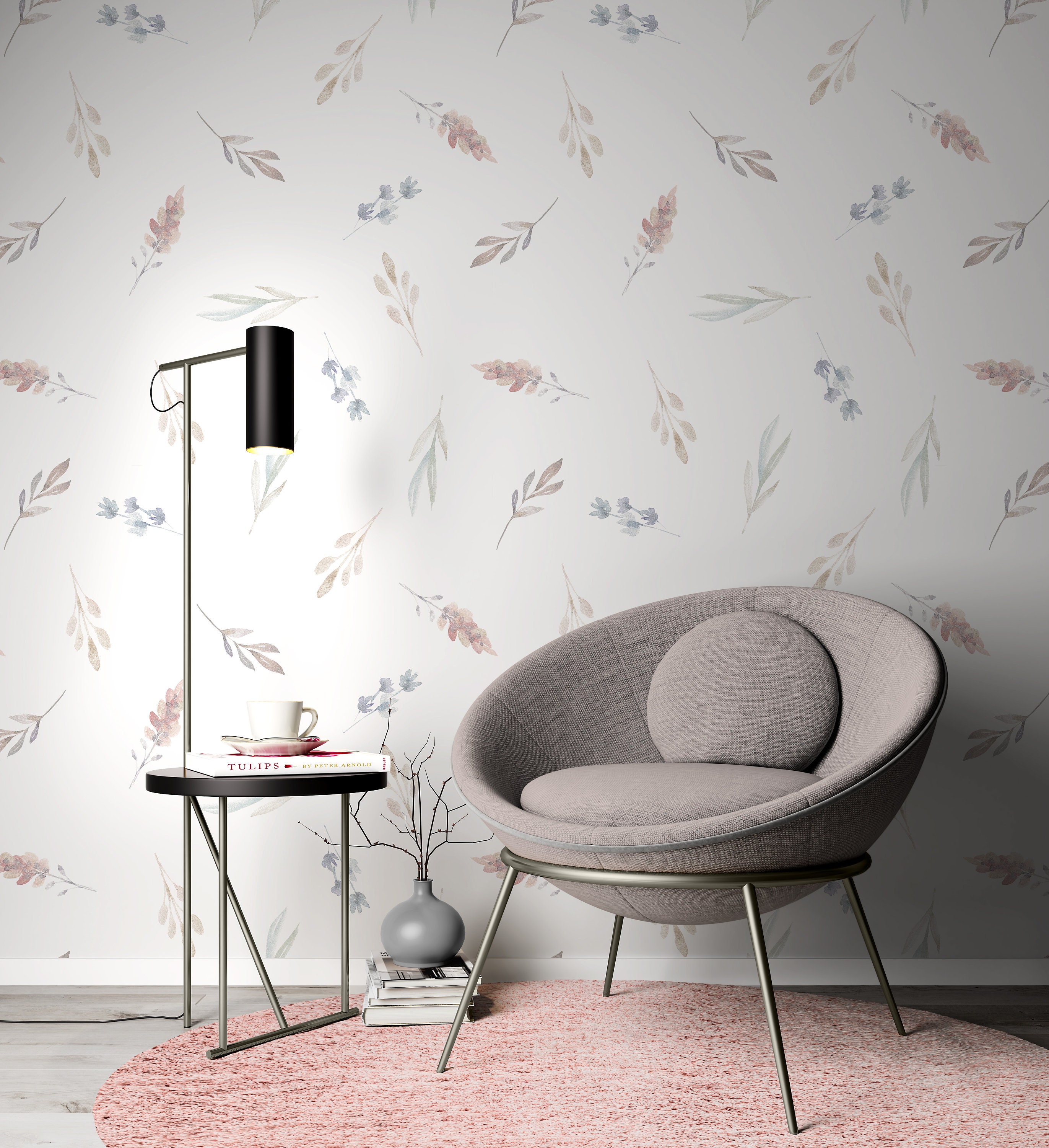 Peel'n Stick Wallpaper Self Adhesive Wall Decor Botanical | Etsy