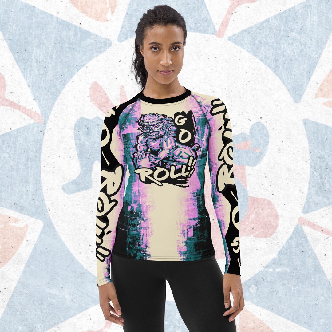 Foo Dog Jiu Jitsu Go Roll Women's Rash Guard - Etsy UK