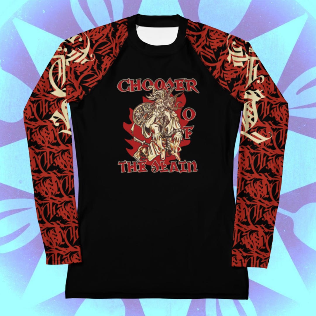 Chooser of the Slain Thor Valkyrie Women's Jiu Jitsu Rash Guard - Etsy