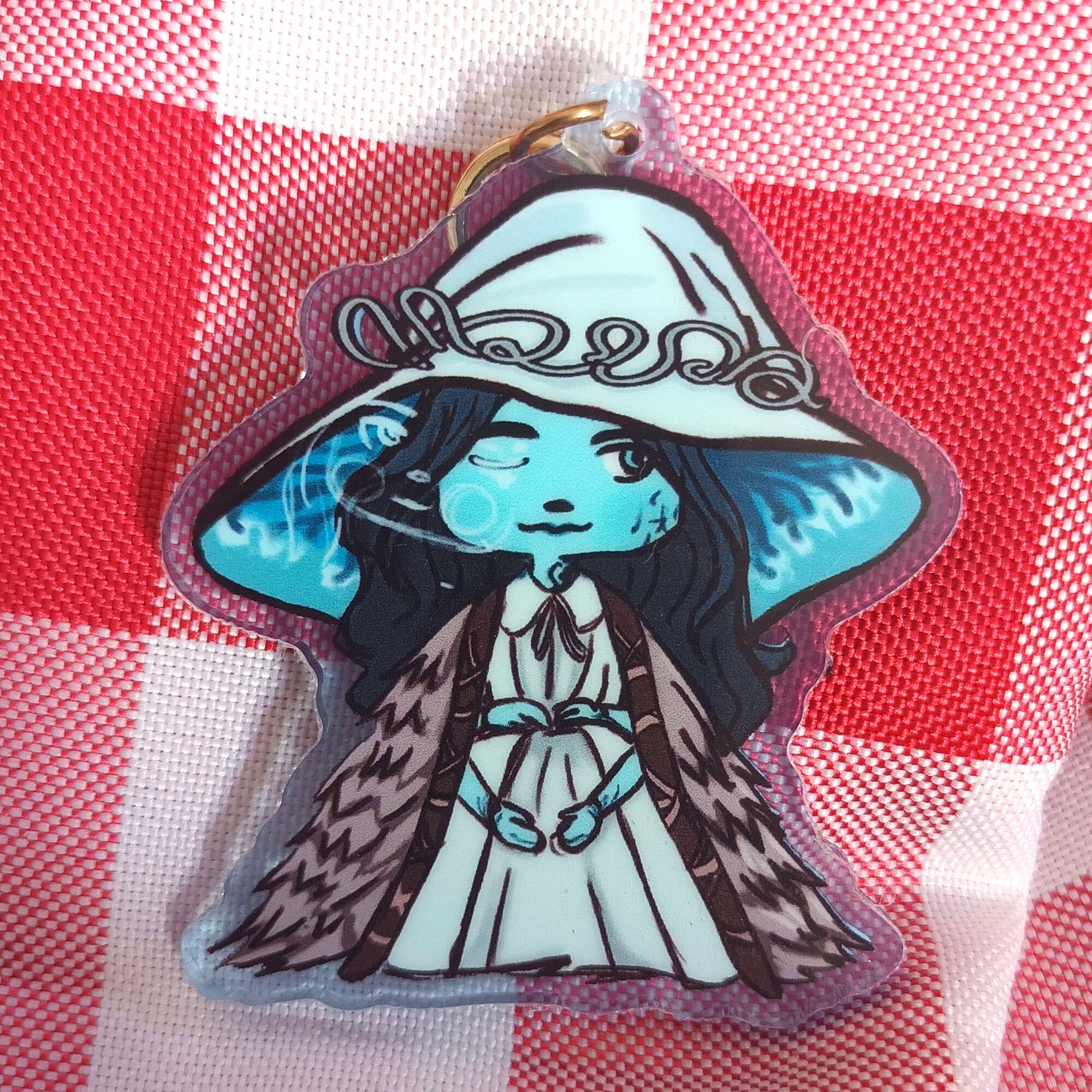 Elden Ring Inspired Keychain Ranni the Witch - Etsy