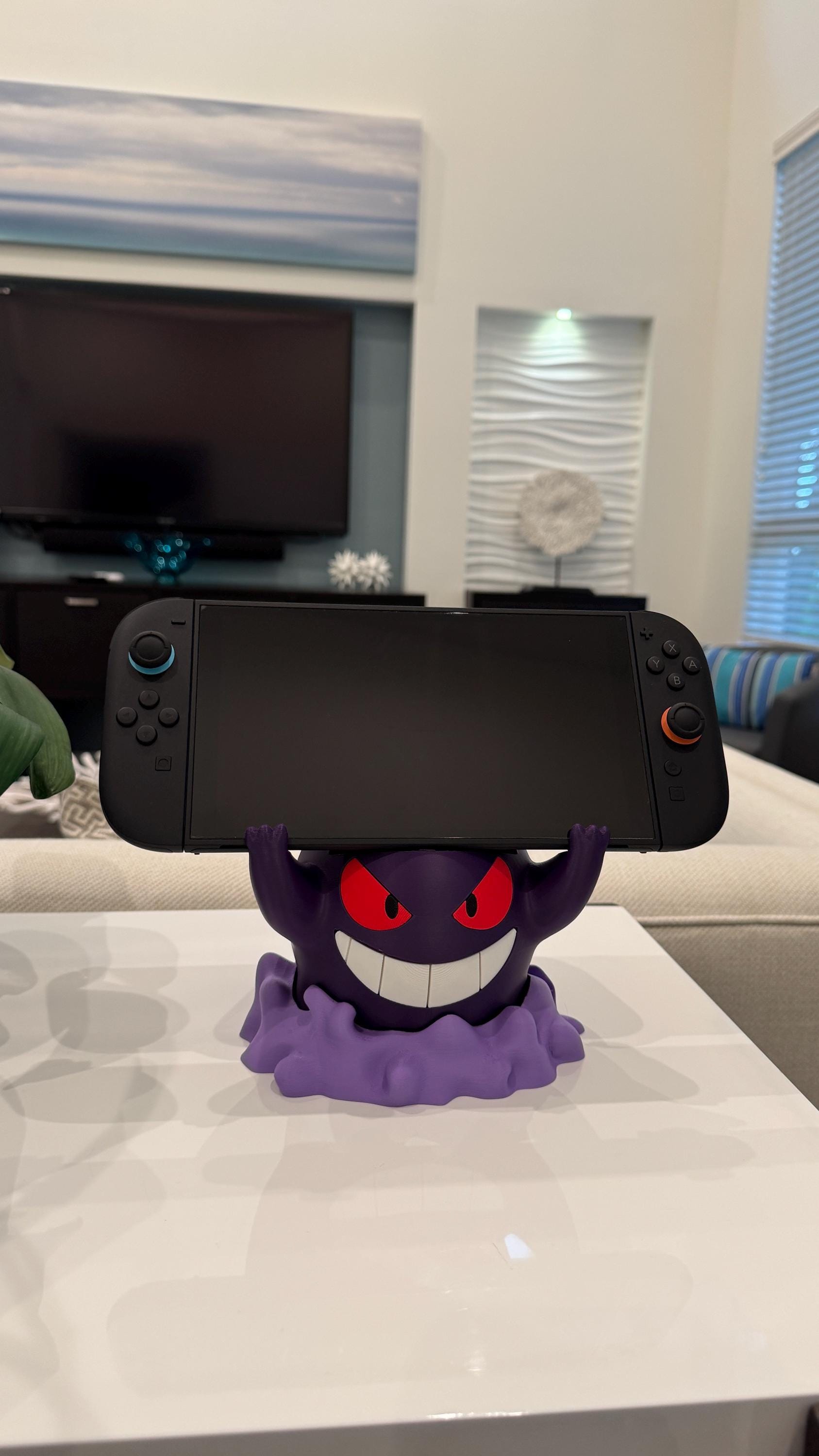 Gengar Nintendo Switch Stand 3D Printed | Pokémon Controller Holder ...
