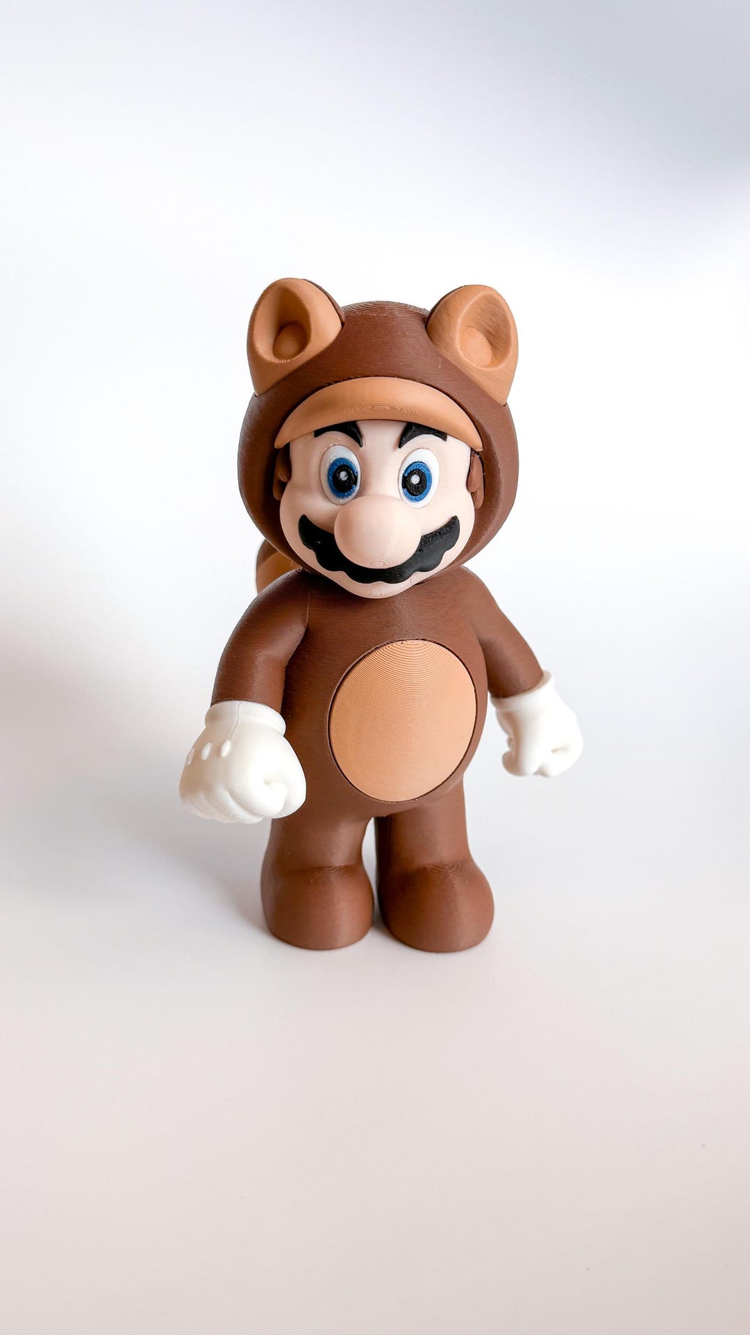 3D Printed Tanooki Mario Figure - Super Mario Collectible - Gift for ...