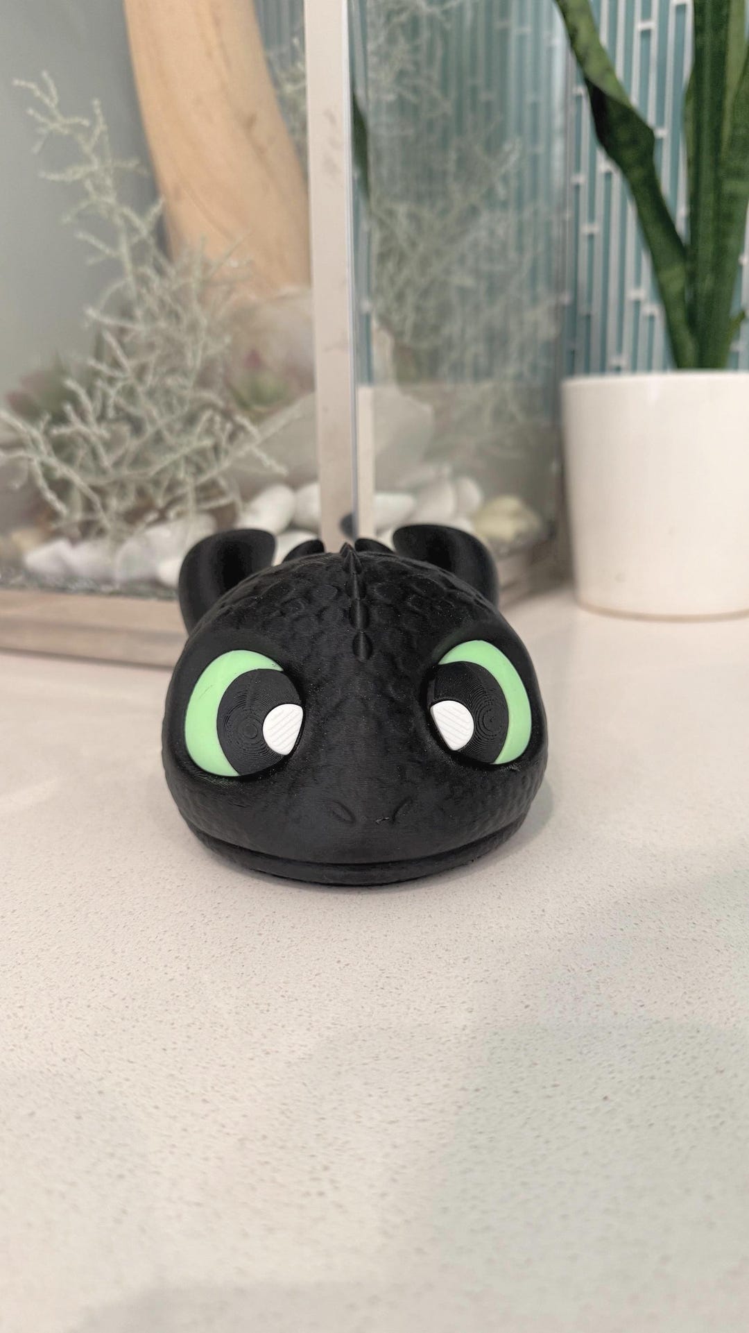 Toothless Piggy Bank – Cute Dragon Coin Bank – 3D Printed Night Fury ...
