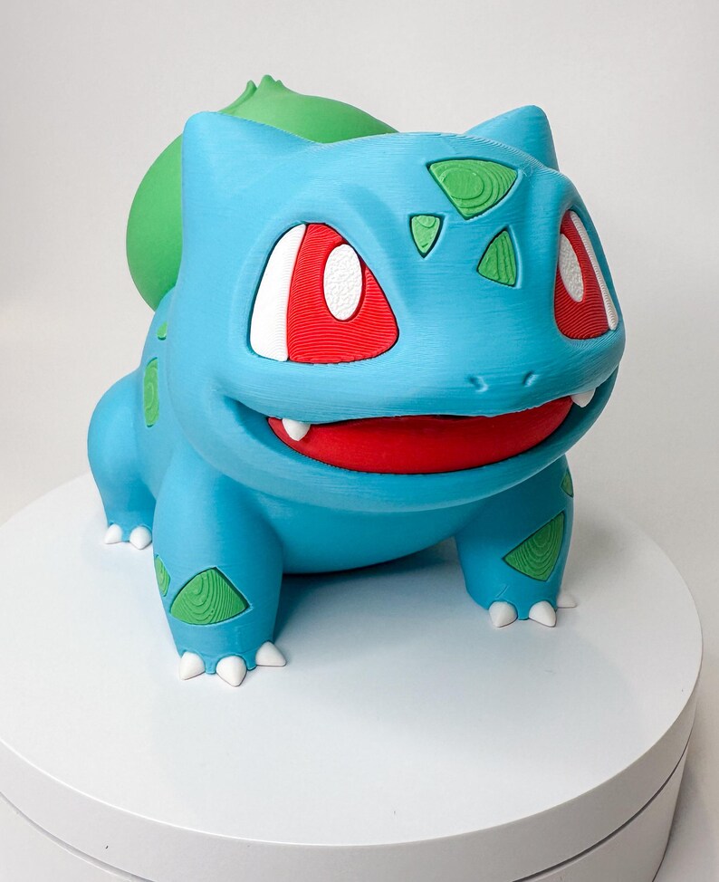 Bulbasaur Pokemons Collectible Figurine – Inspired Fan Art – Desk Decor ...