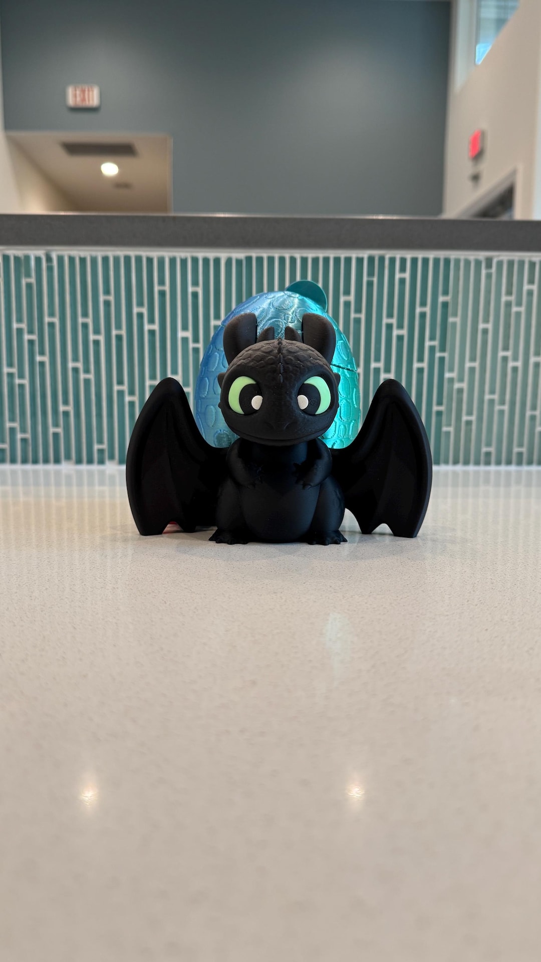 Toothless Egg Container – Dragon Storage Box – 3D Printed Night Fury ...
