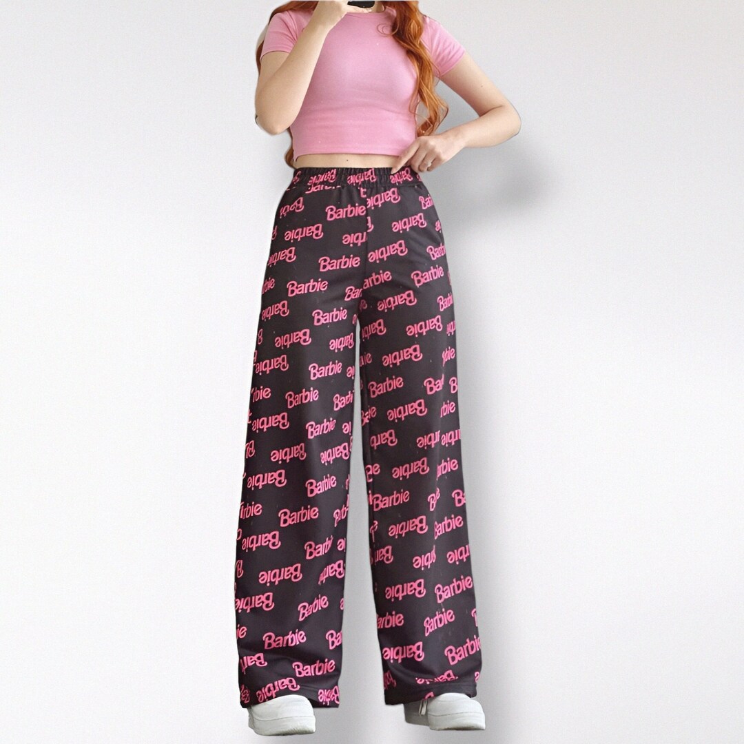 Y2K Barbie Wide Leg Sweatpantskawaii Clothingcartoon - Etsy