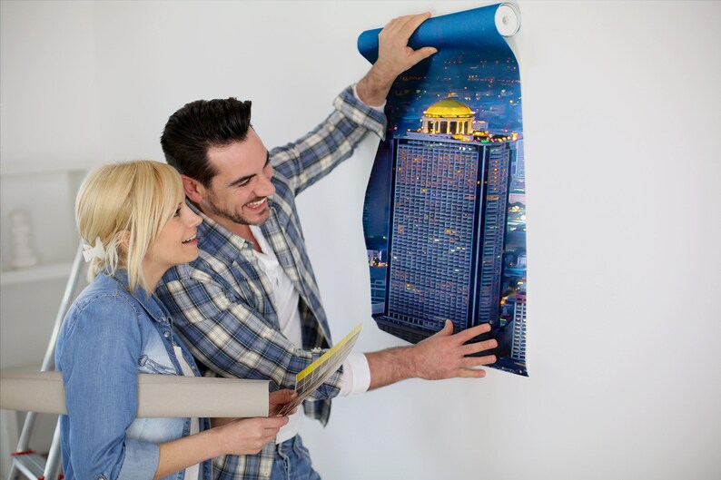 Cityscape Wallpaper Bangkok City Modern Capital Wall Mural - Etsy