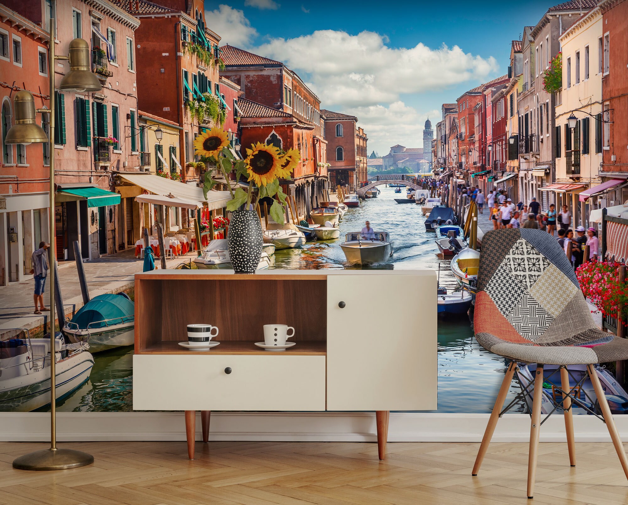 Murano Island in Venice, Italy, 3D Effect Wallpaper Peel and Stick ...