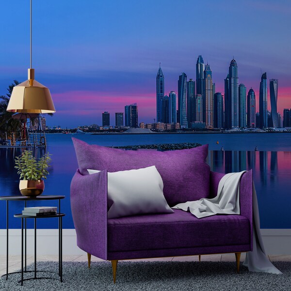 Dubai City Wallpaper - Etsy