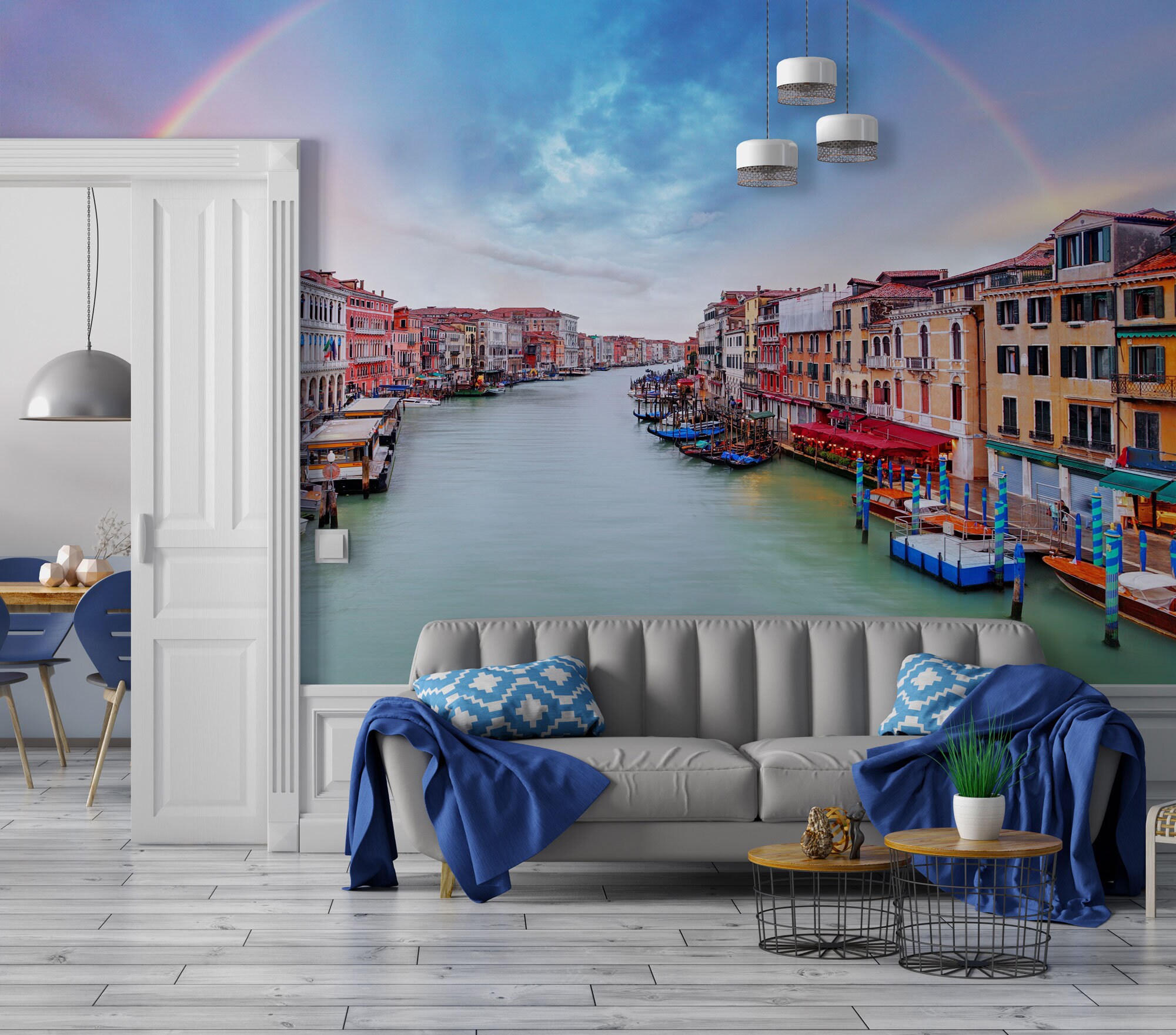 Wallpaper With Grand Canal, Venice From Rialto Bridge Peel and Stick ...