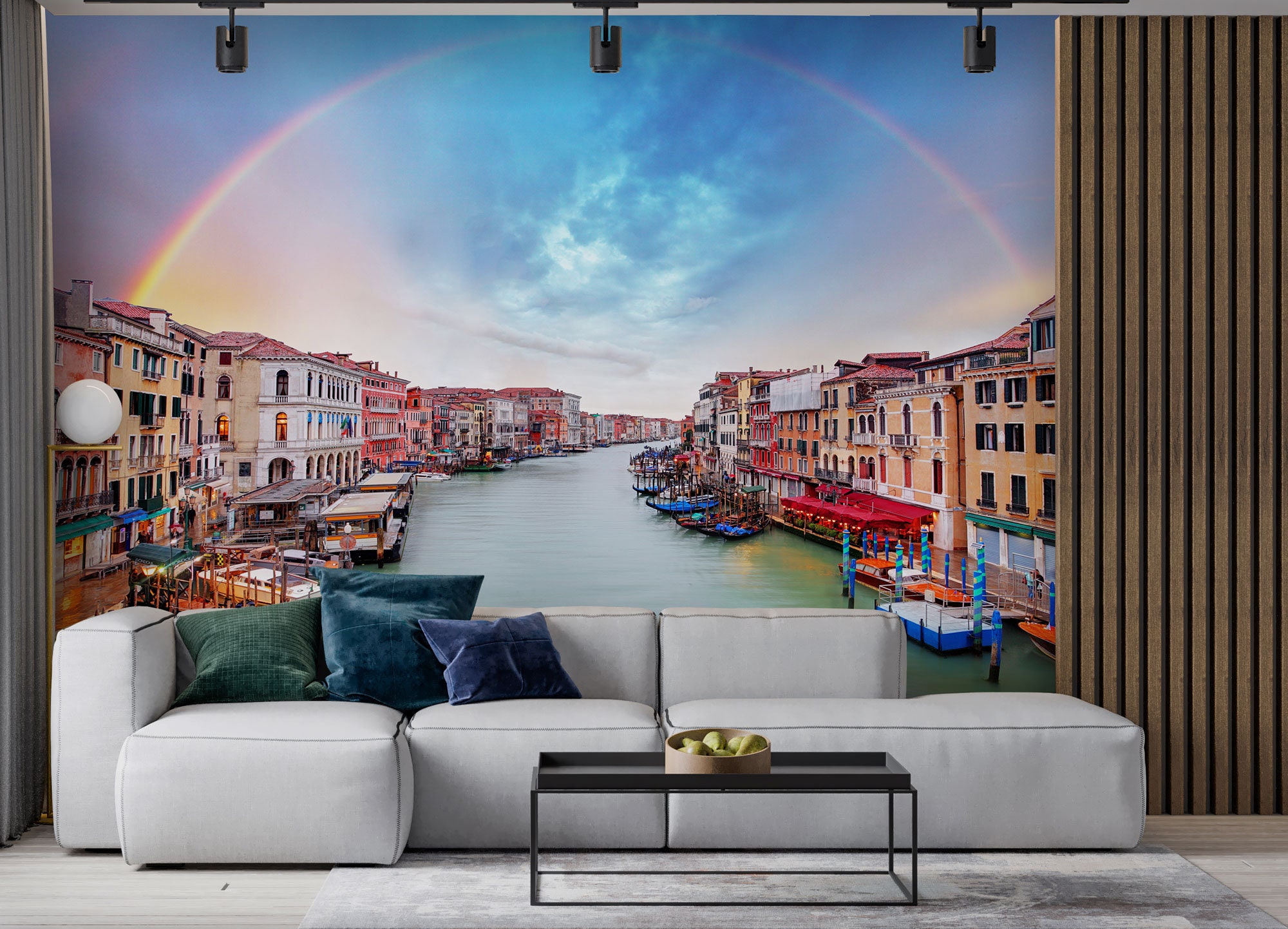 Wallpaper With Grand Canal, Venice From Rialto Bridge Peel and Stick ...