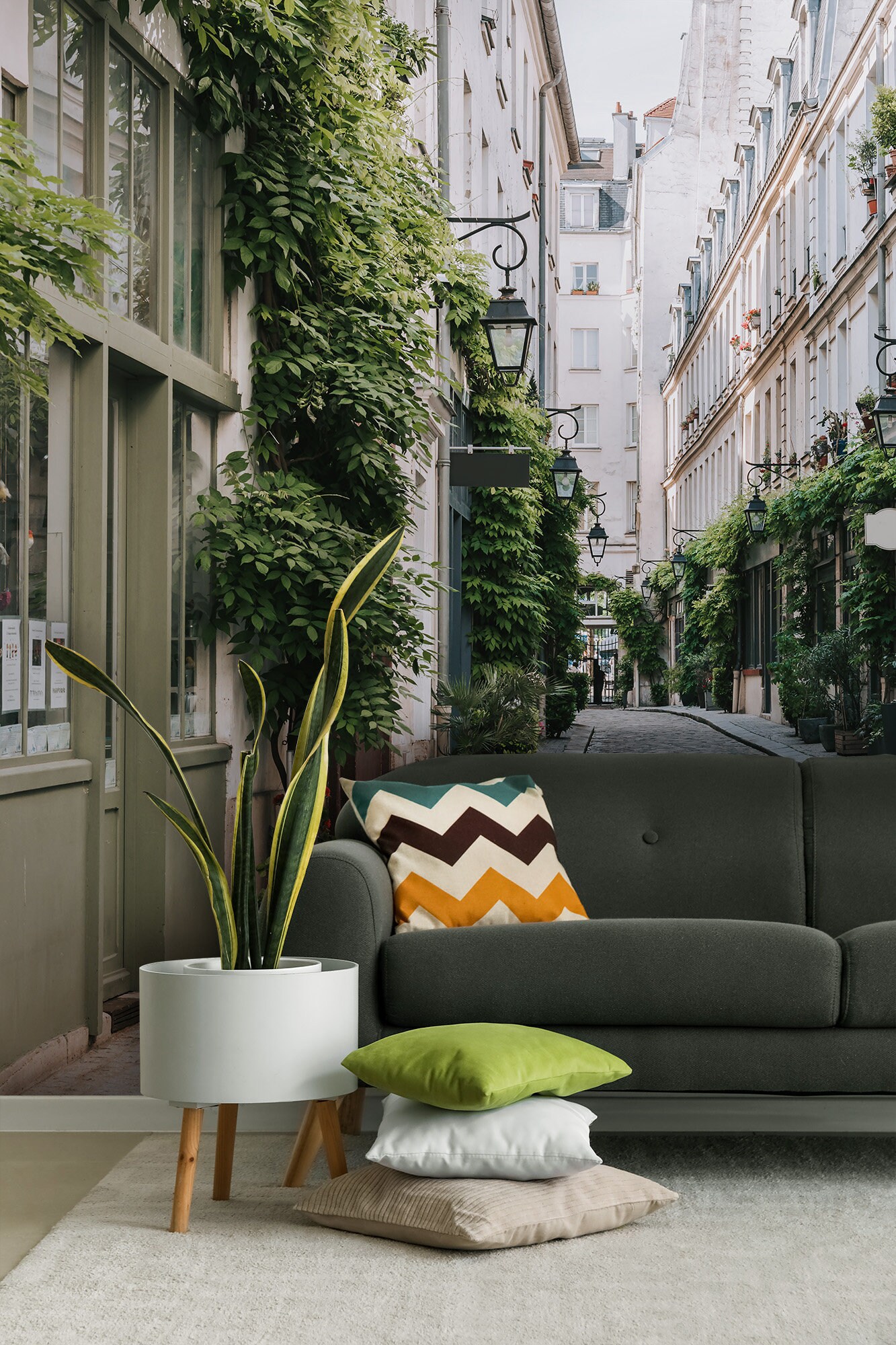 Street in Paris Wallpaper, France, Removable Wall Decor [peel and Stick ...