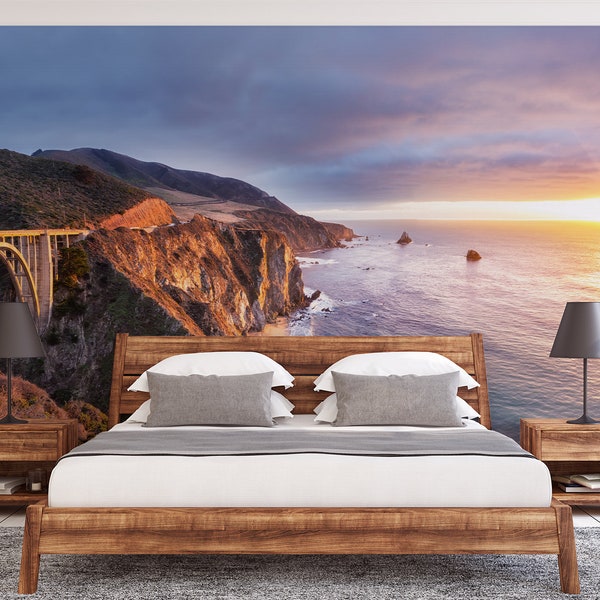 West Coast Wallpaper - Etsy