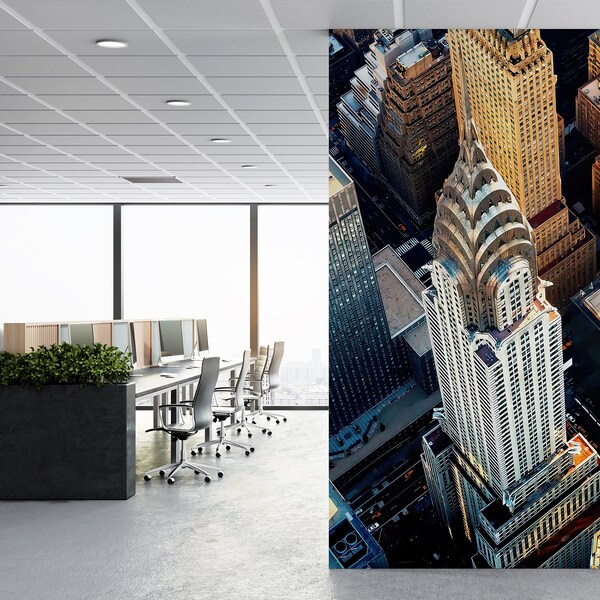 Skyscraper Wallpaper New York - Etsy