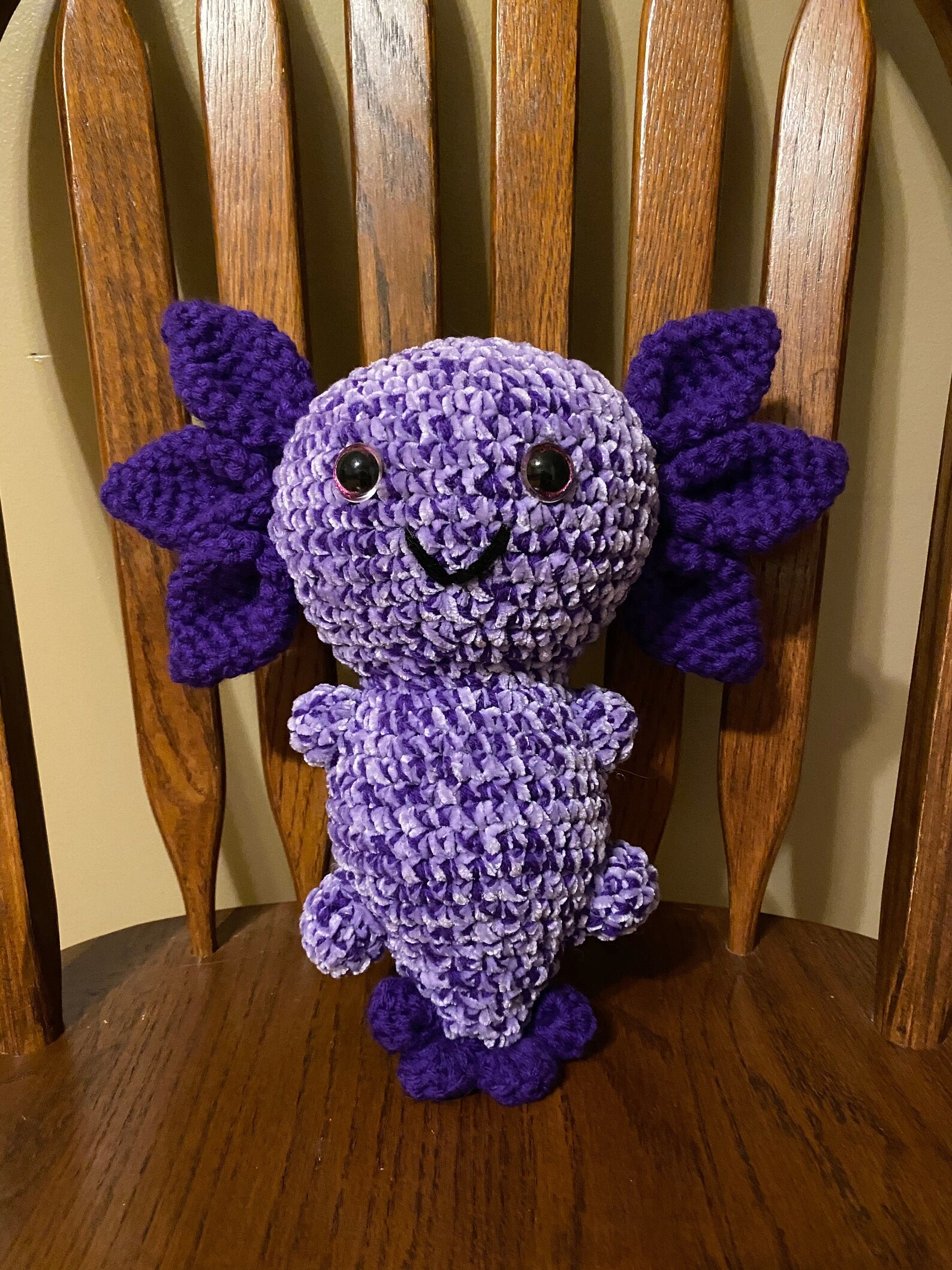 Purple Axolotl | Etsy