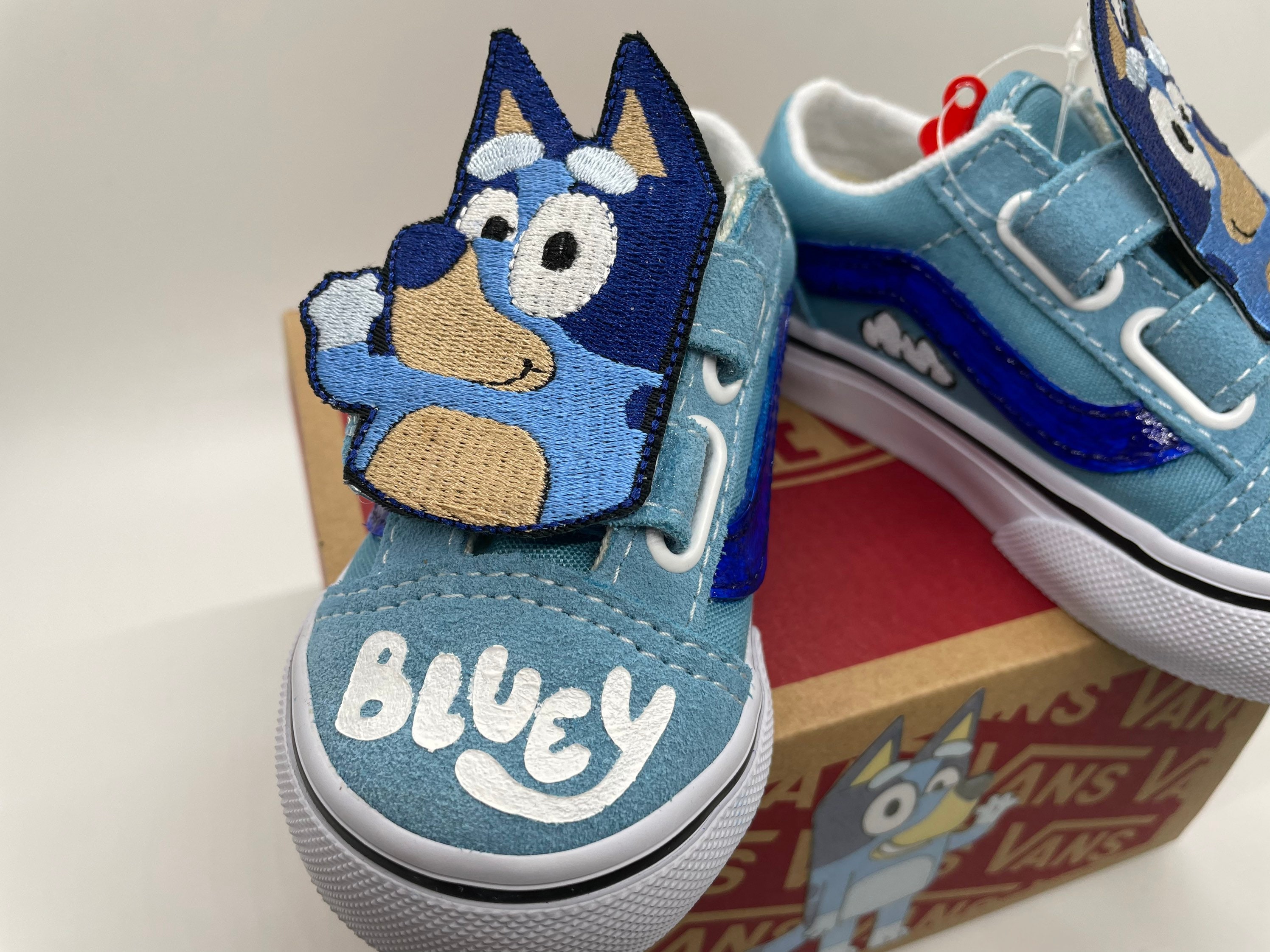 Bluey Shoes Personalized Vans Bluey Birthday Bluey Shoes - Etsy
