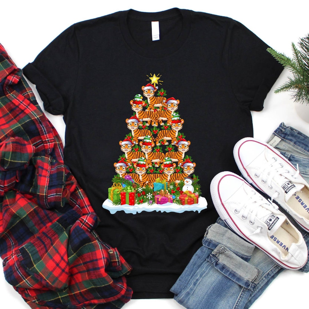 Liger Christmas Tree T-shirt for Men Women Kids Liger - Etsy