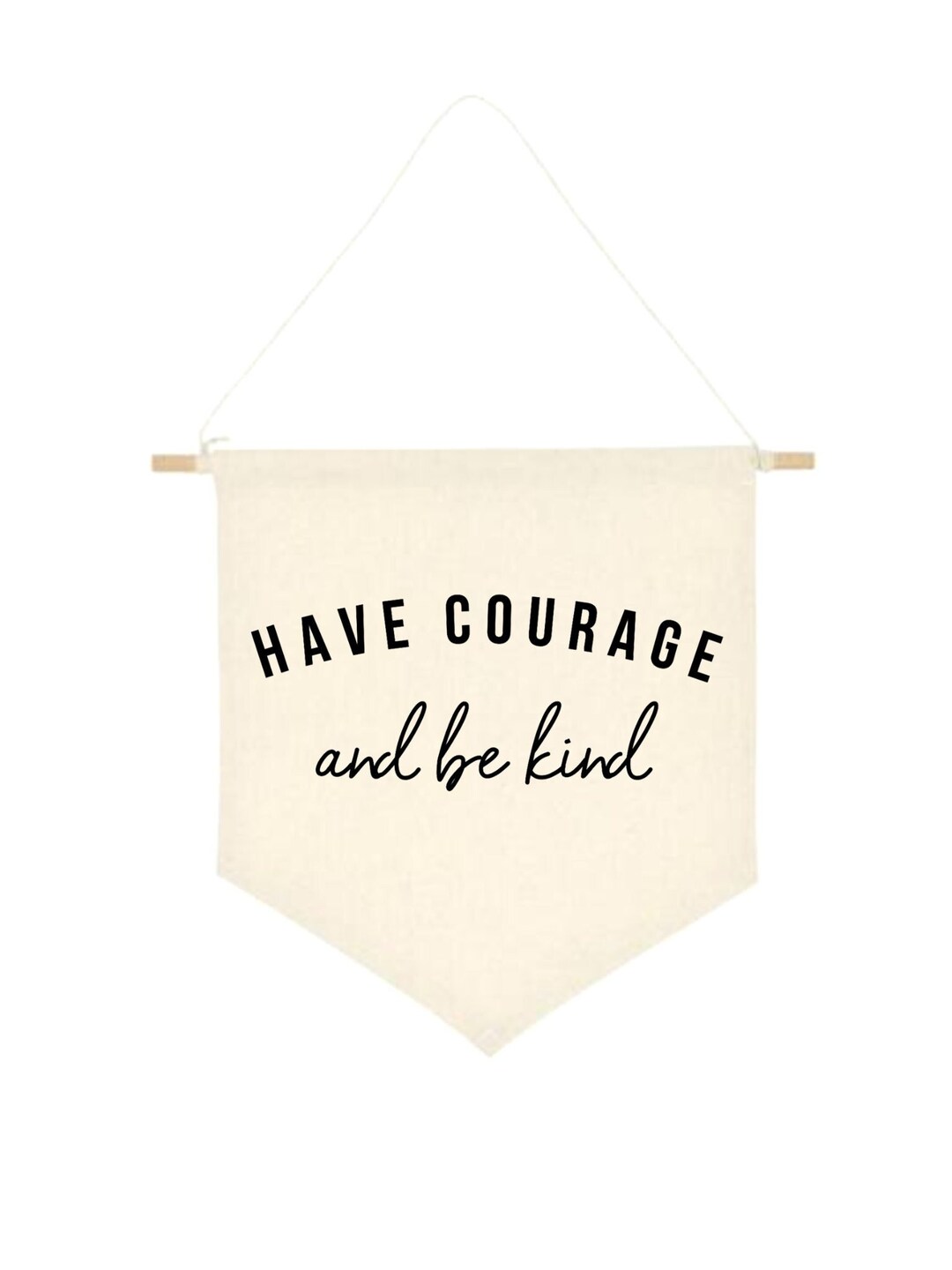 Have Courage and Be Kind Canvas Wall Hanging - Kids Playroom Decor - Etsy