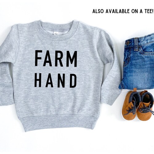 Farm Hand Shirt // Farm Shirt Toddler // Farm Kid Shirt // - Etsy