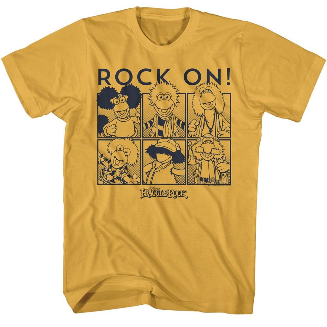 Fraggle Rock Halftone Boxes Ginger T-shirt - Etsy