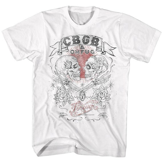CBGB Forever White Adult T-shirt - Etsy