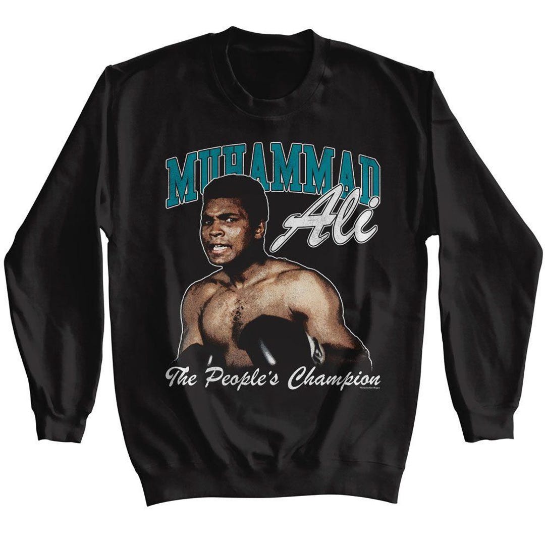 Muhammad Ali the People's Champ Black Sweatshirt - Etsy