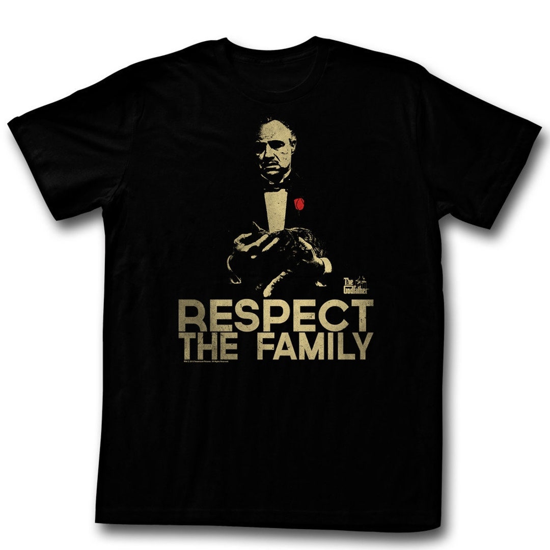Godfather Respect Black Adult T-shirt - Etsy