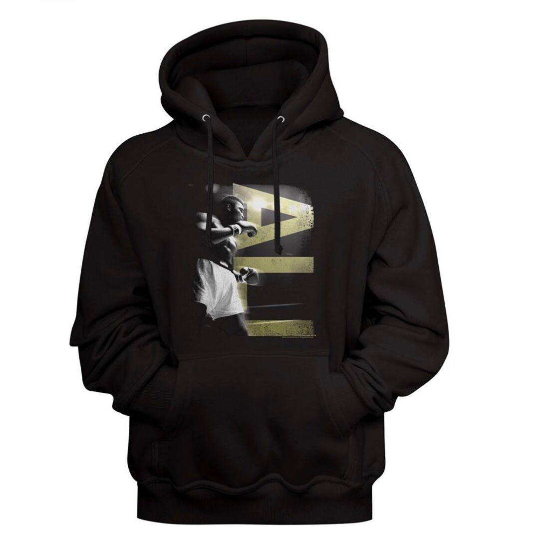 Muhammad Ali Blur Black Hoodie Sweatshirt - Etsy